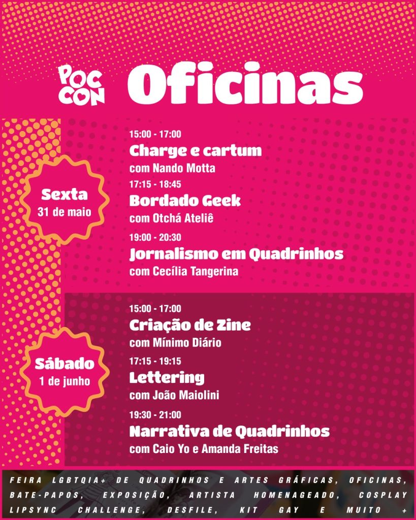 POC CON – Feira LGBTQIA+ de Quadrinhos e Artes Gráficas