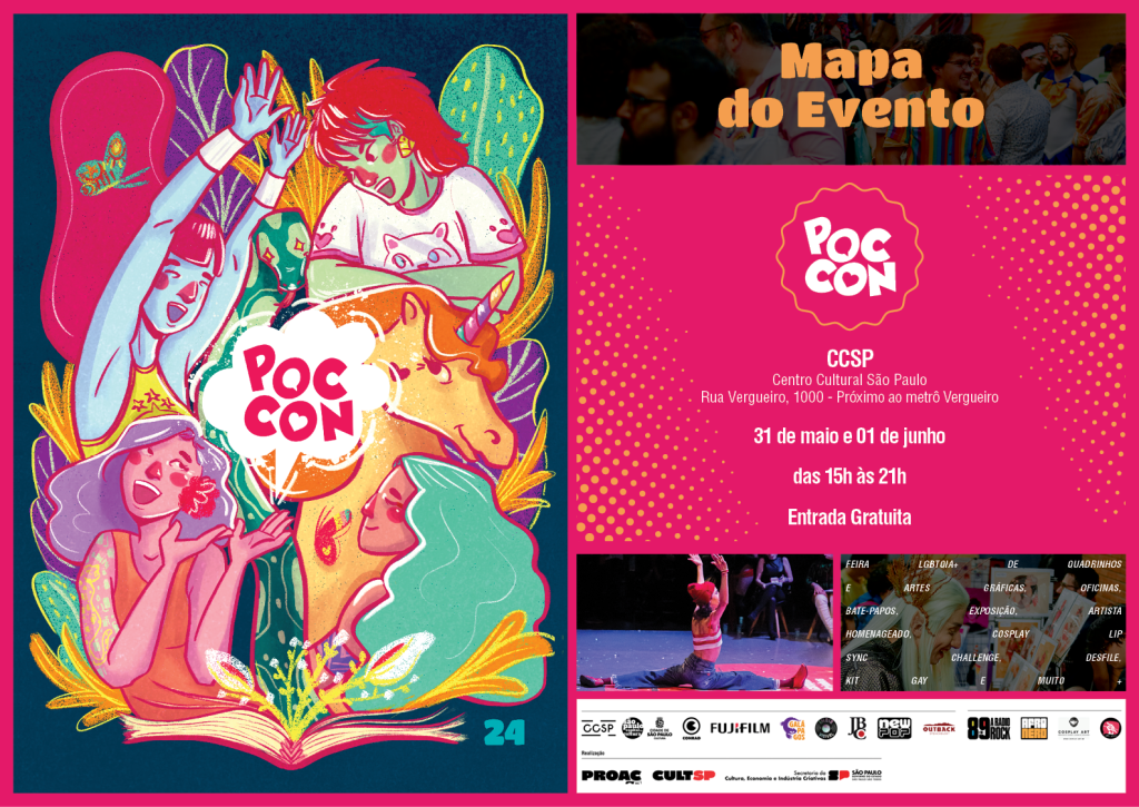 POC CON – Feira LGBTQIA+ de Quadrinhos e Artes Gráficas